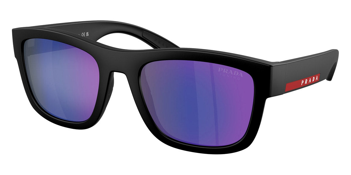 PRADA LINEA ROSSA SUNGLASSES ACTIVE - PS 01ZS 1BO05U 53 - Matte Black