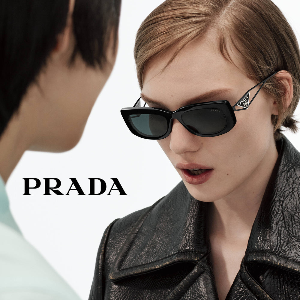 PRADA SUNGLASSES - PR 65ZS ZVN09T 55 - Pale Gold and Black