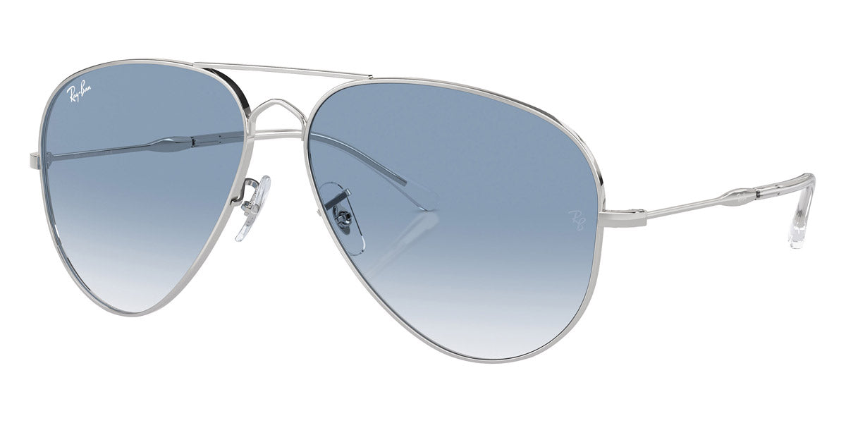 RAY-BAN SUNGLASSES OLD AVIATOR - RB3825 003/3F 58 - Silver