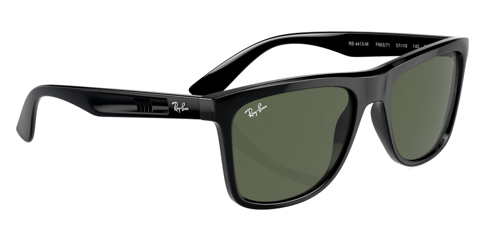 RAY-BAN SCUDERIA FERRARI SUNGLASSES - RB4413M F68371 57 - Black