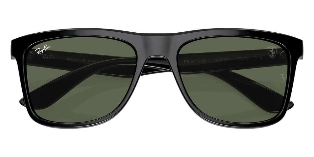 RAY-BAN SCUDERIA FERRARI SUNGLASSES - RB4413M F68371 57 - Black